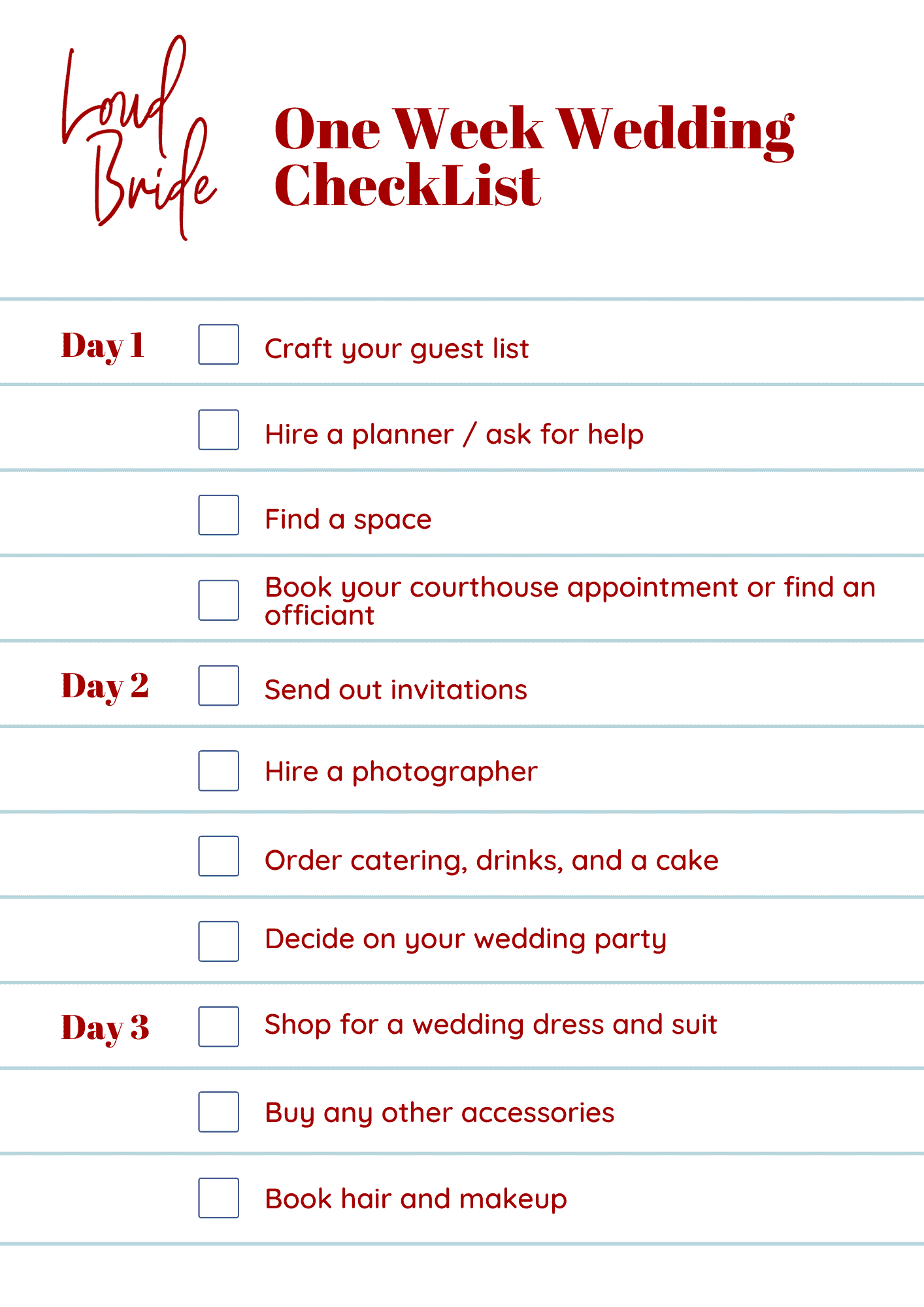 How to Plan a Last Minute Wedding - Loud Bride